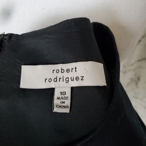 Robert Rodriguez | Dresses | Robert Rodriguez Printed Black And White ...